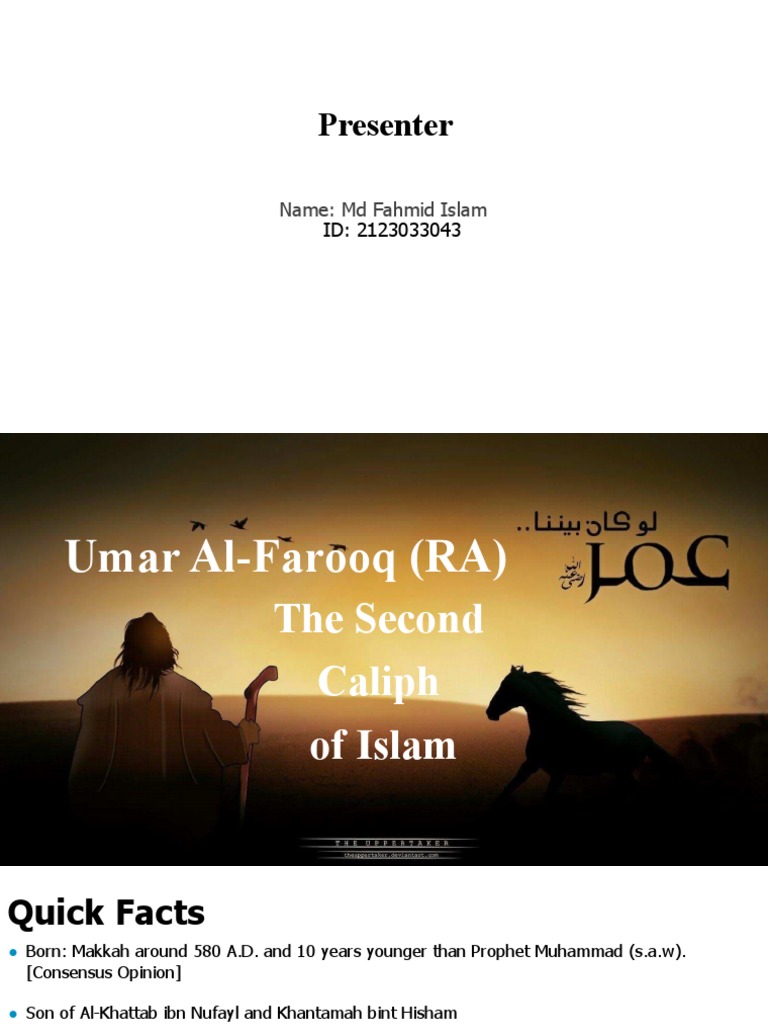 Leadership Traits of Umar Farooq (RA) | PDF | Umar | Caliphate