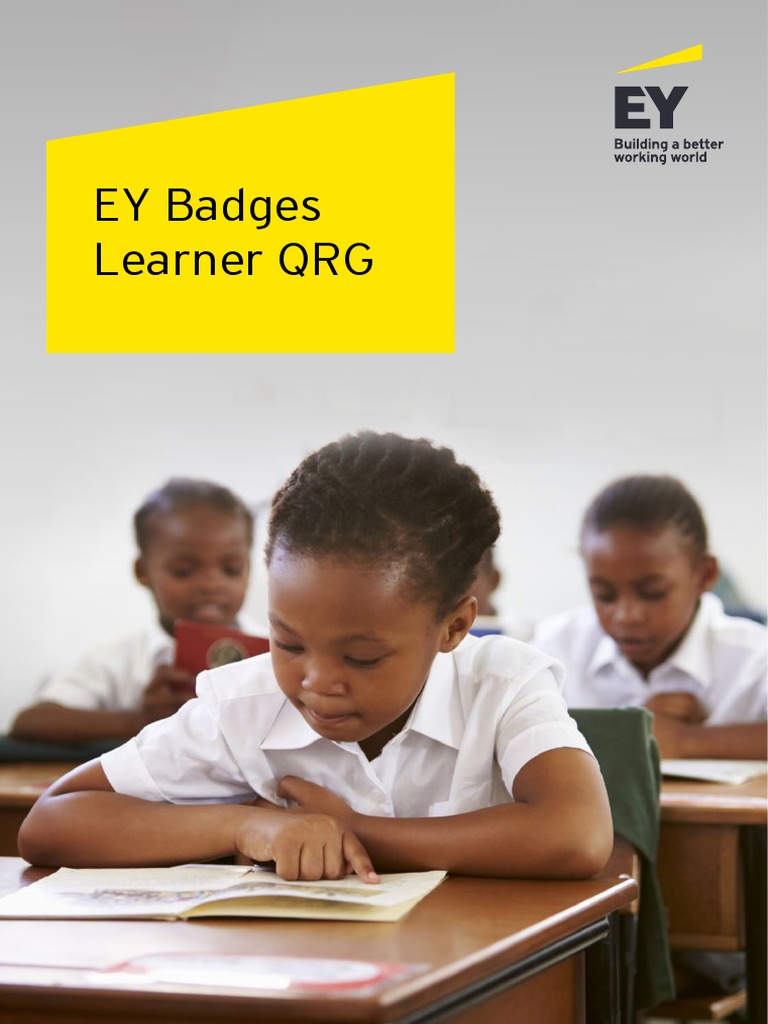 EY Badges Learner QRG - 1 | PDF