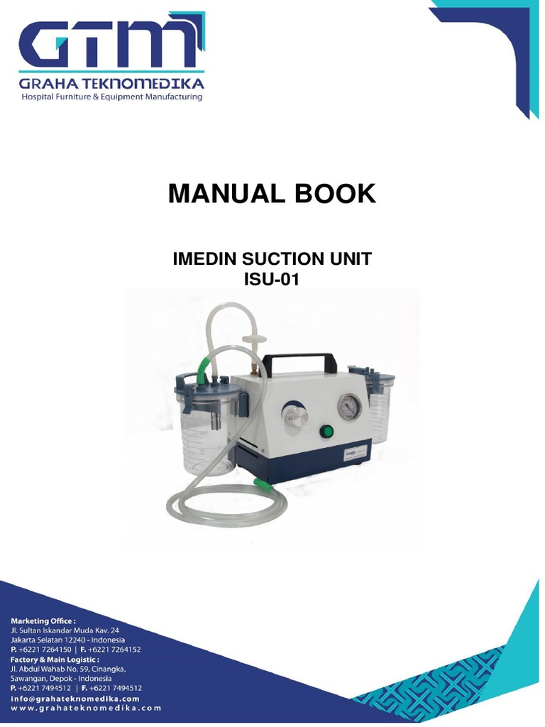 D3 - Manual Book Suction Unit | PDF