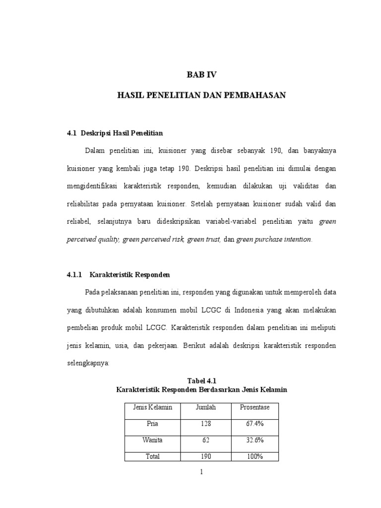 Contoh Bab 4 Pls | PDF