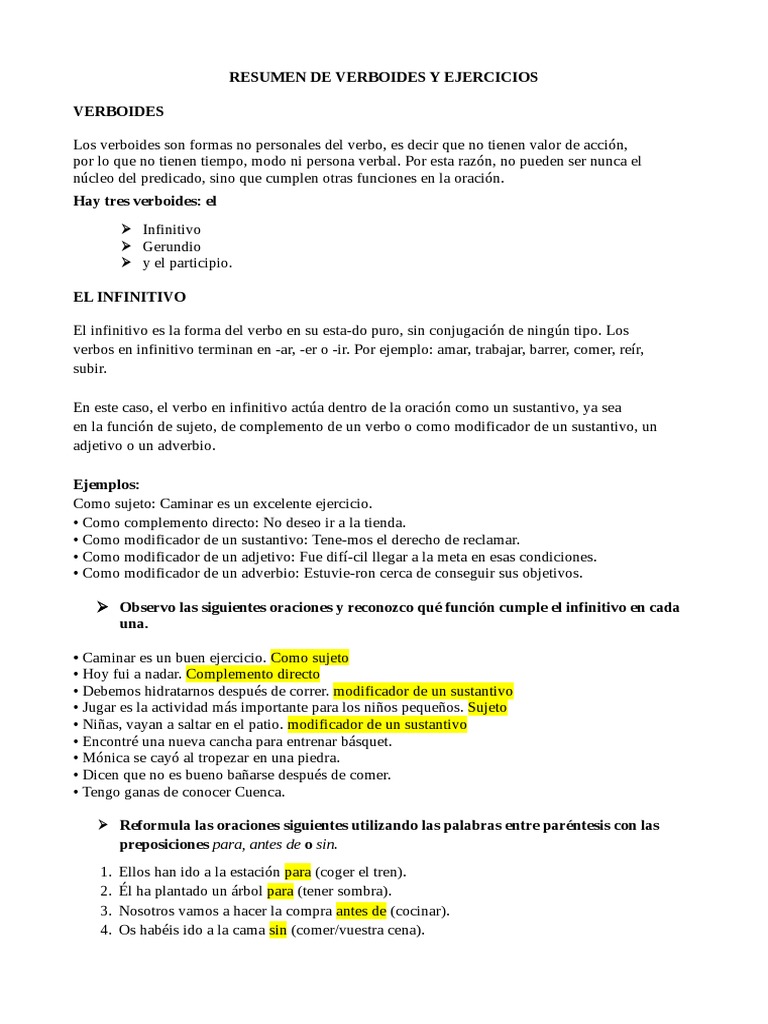 Let 113 Verboides | PDF | Verbo | Tipología Lingüística