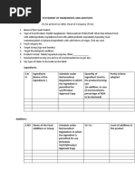 FSSAI Checklist - General Manufacturing | PDF | Hygiene | Food Safety