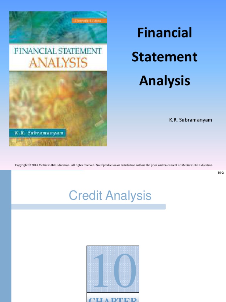 Chap010-Financial Analysis | PDF | Working Capital | Capital Structure