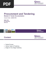 Tender Checklist | PDF | Business