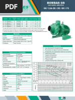 Ficha Tecnica Bombas | PDF