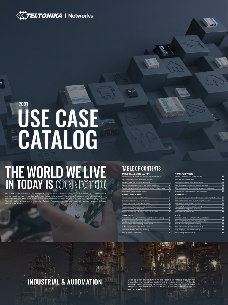 teltonika-networks-use-case-catalog-v1.2 | PDF | Internet Of Things ...