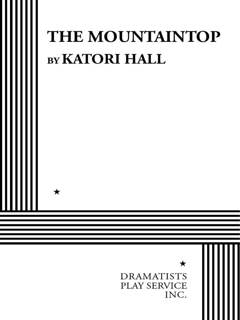 The Mountaintop: Katori Hall | PDF | Copyright