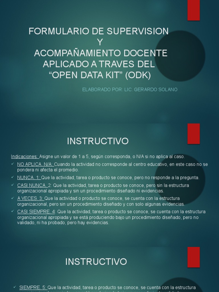 FORMULARIO DE SUPERVISION y ACOMPAÃ - AMIENTO | PDF | Evaluación ...