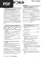 Right On! 4: - Test 4A | PDF | Poverty | Poverty & Homelessness