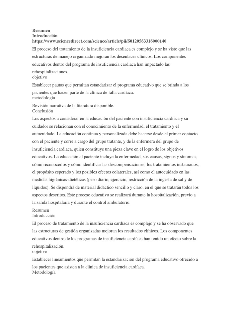 Educar Al Paciente y Su Familia | PDF | Insuficiencia cardíaca | Hospital