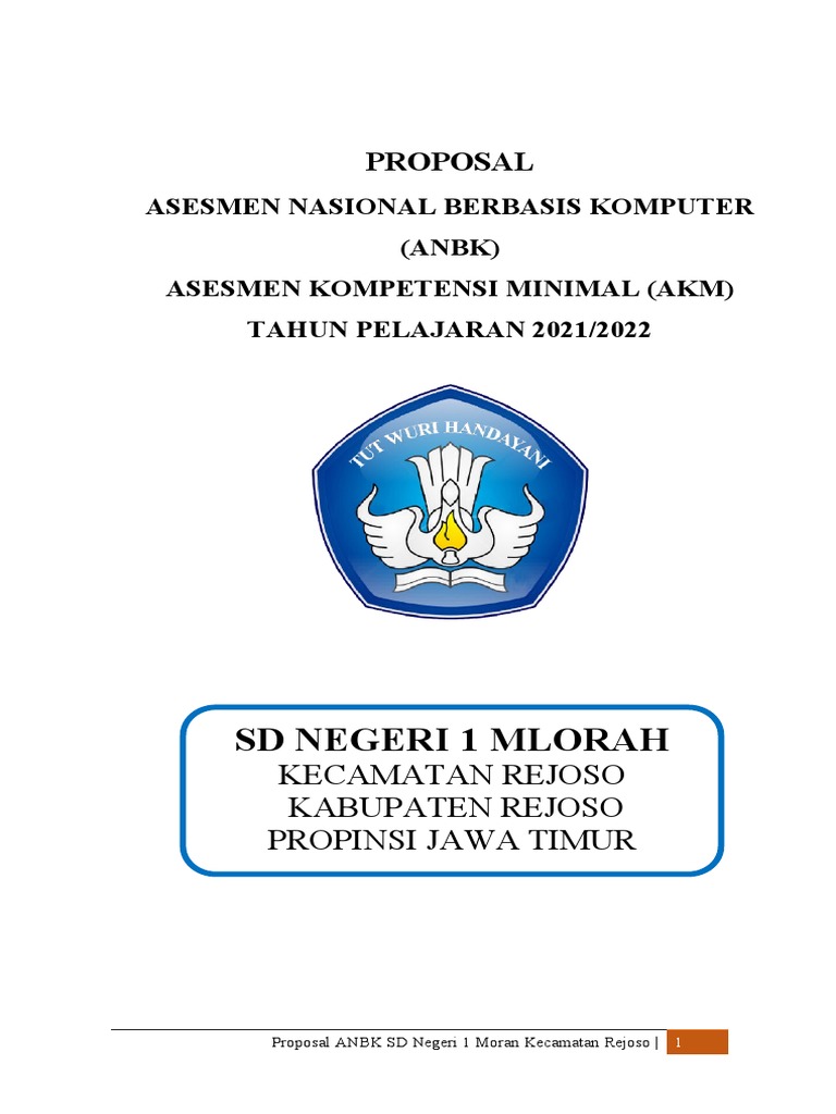 Proposal Anbk 2021 | PDF