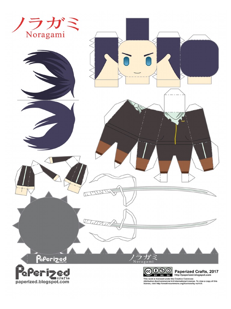 Noragami - Yato Papercraft | PDF