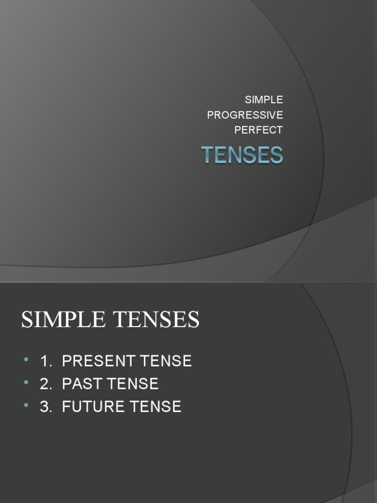 Simple Progressive Perfect | PDF | Grammatical Tense | Verb