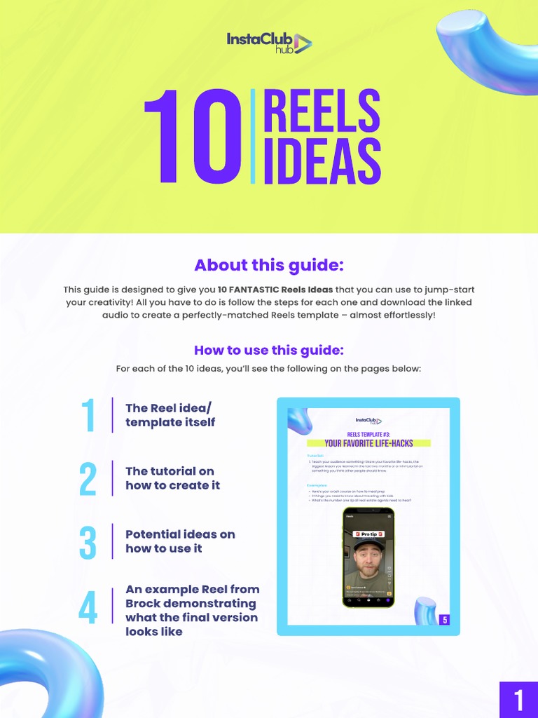 10 Reels Templates 04 2022 | PDF