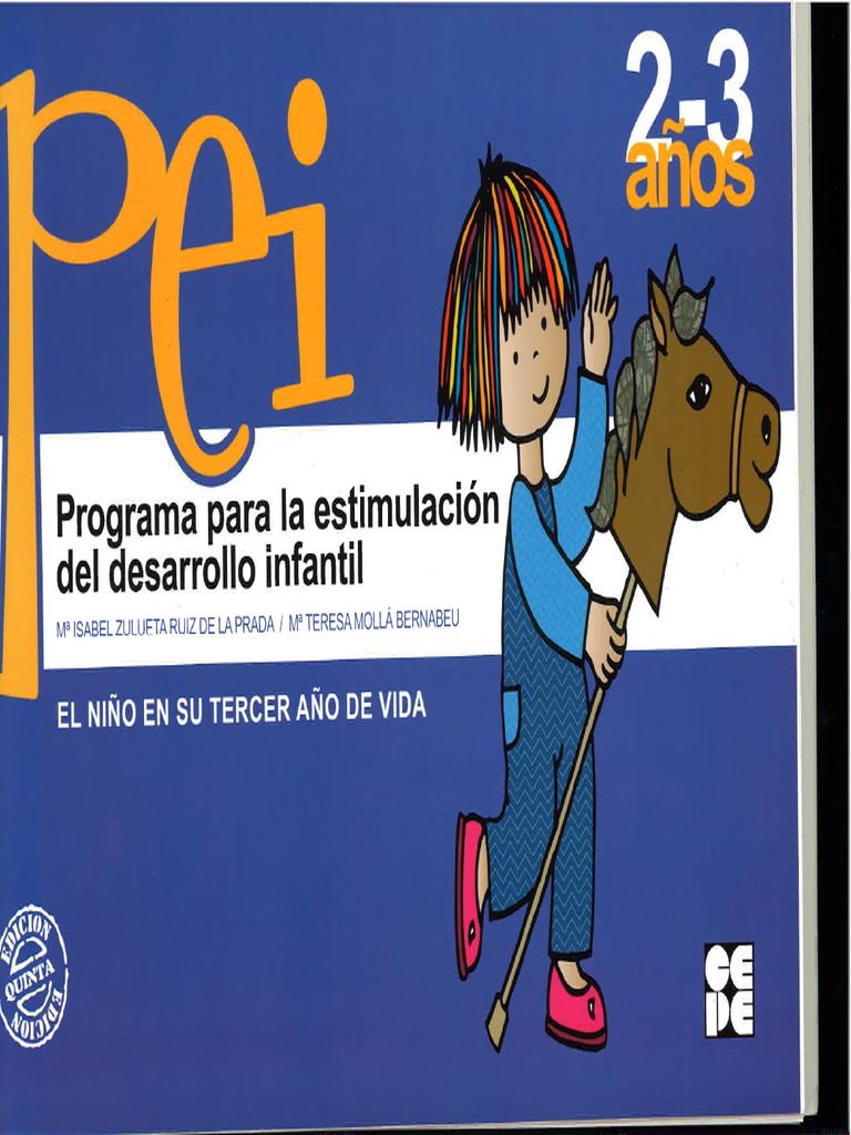 PEI 3 Programa para La Estimulación Del Desarrollo Infantil 2 3 | PDF