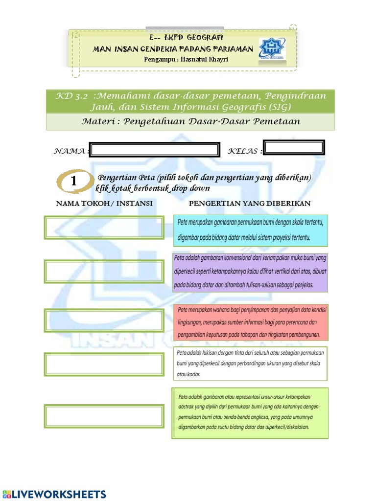 Pengetahuan Dasar Pemetaan | PDF