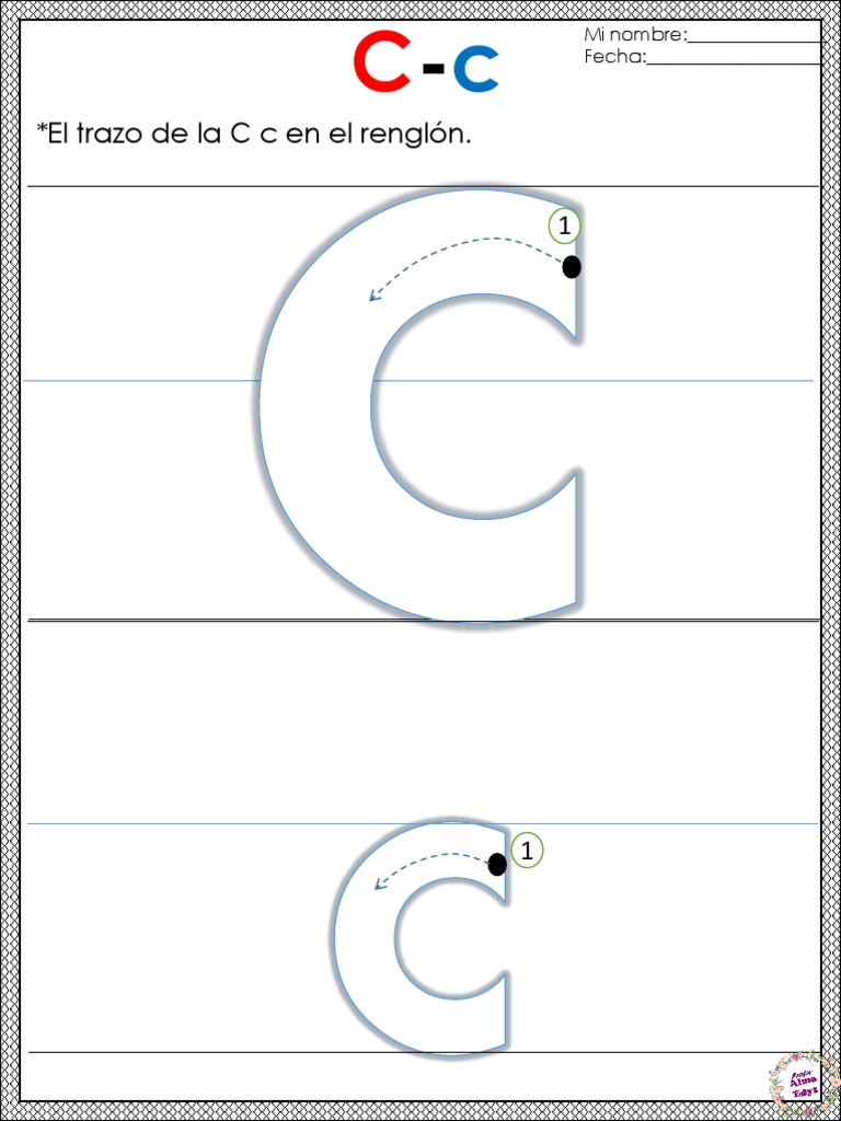 Cuadernillo Letra C | PDF