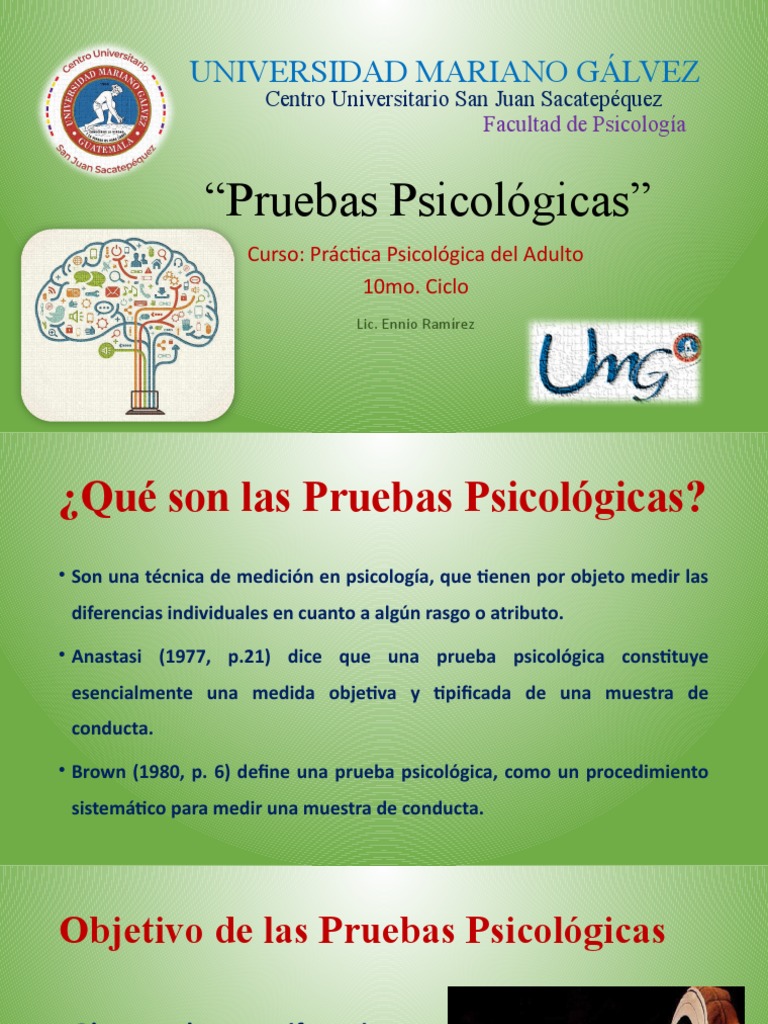 Pruebas Psicológicas | PDF | Sicología | Inteligencia Pruebas Psicológicas | PDF | Sicología | Inteligencia