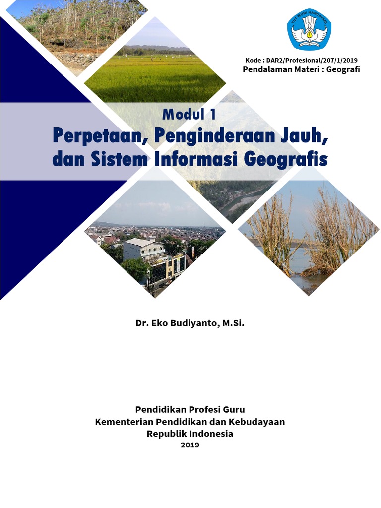 Geografi - Modul1 - Perpetaan, Penginderaan Jauh Dan SIG PDF | PDF