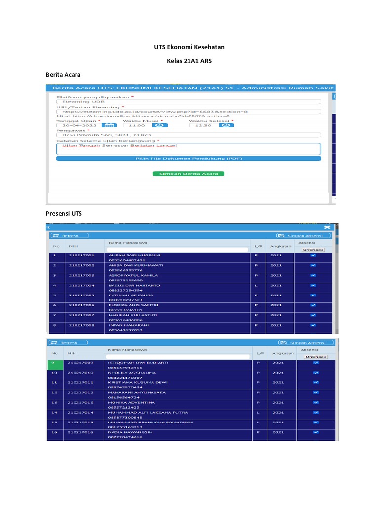 UTS Ekonomi Kesehatan | PDF | Karier & Perkembangan | Bisnis