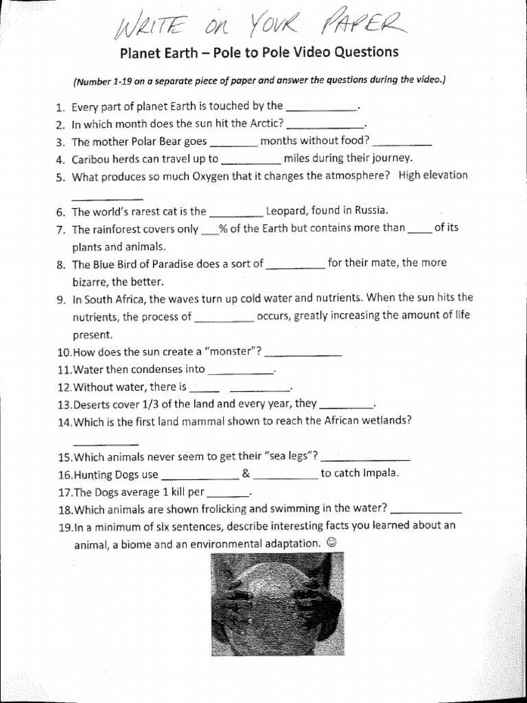 Poles To Poles Video Questions | PDF