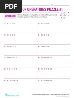 Worksheet 4 MDAS | PDF