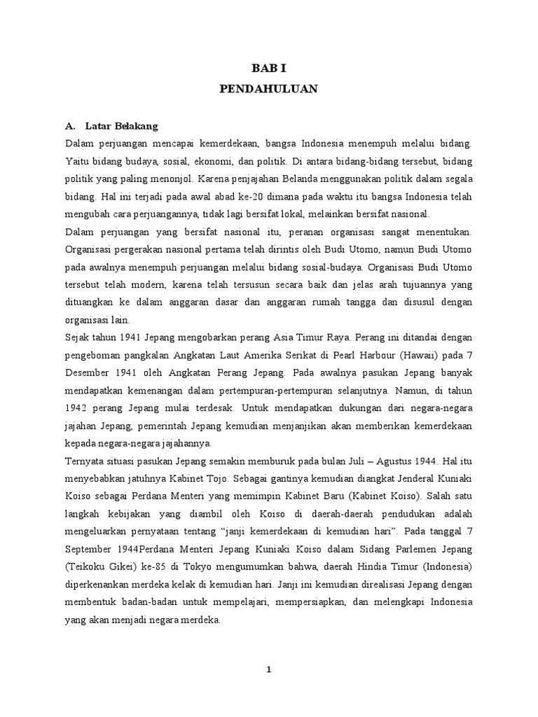 Sejarah dan Tugas PPKI dalam Konstitusi | PDF
