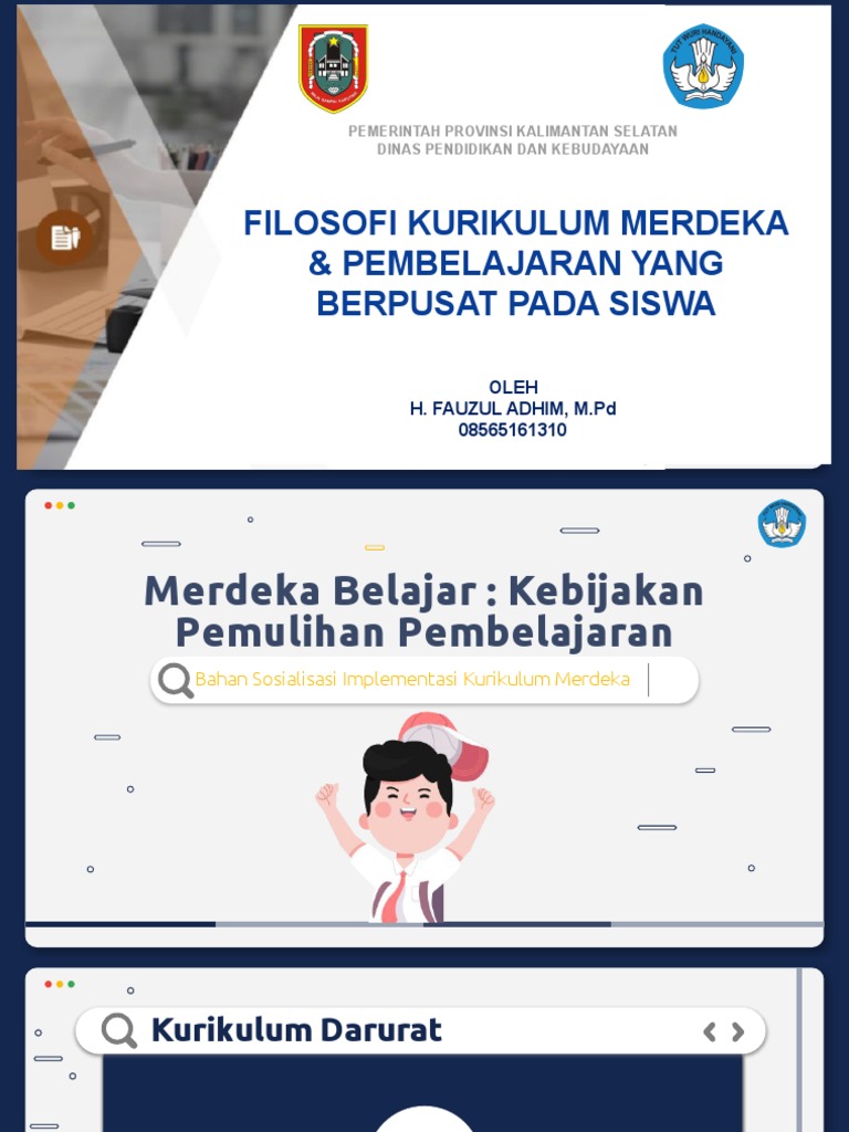 Filosofi Kurikulum Merdeka & Pembelajaran Berpusat Pada Siswa | PDF