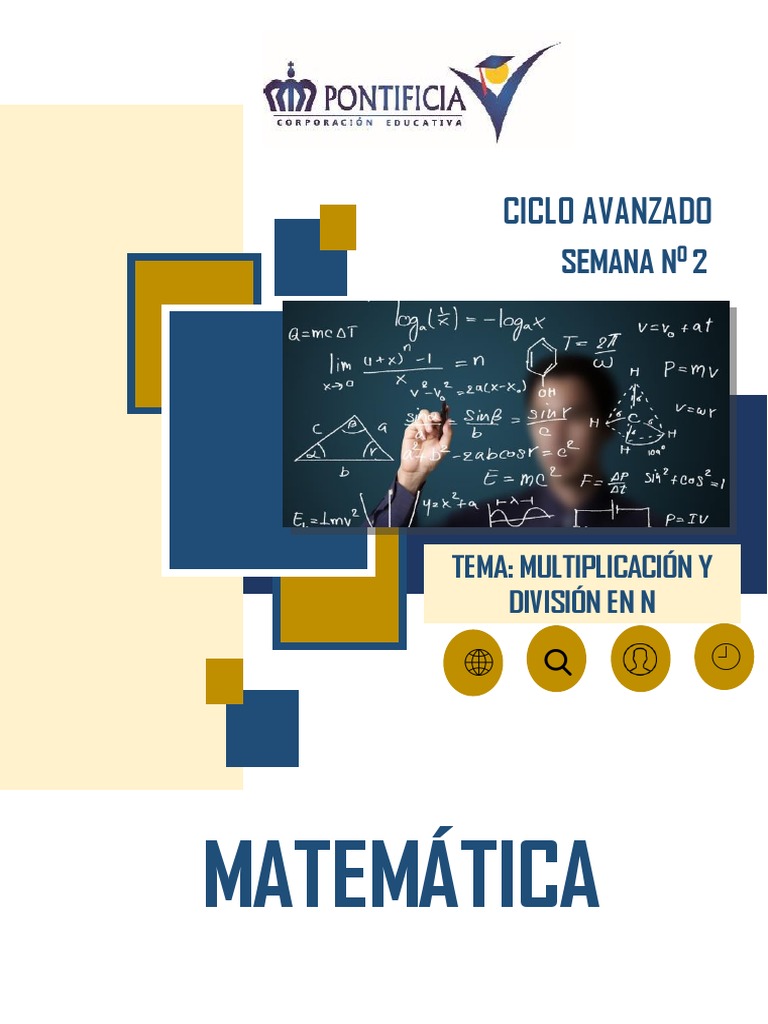 Mat M1 Sem 2 Avanzado | PDF | División (Matemáticas)
