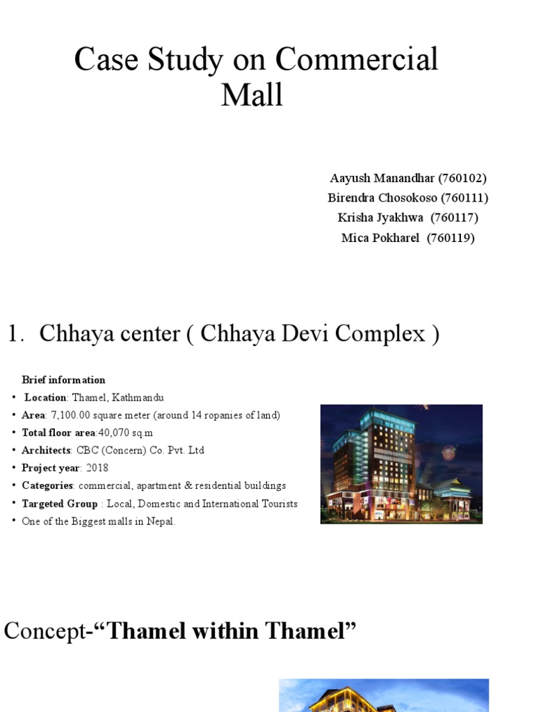 Case Study | PDF | Shopping Mall | Retail