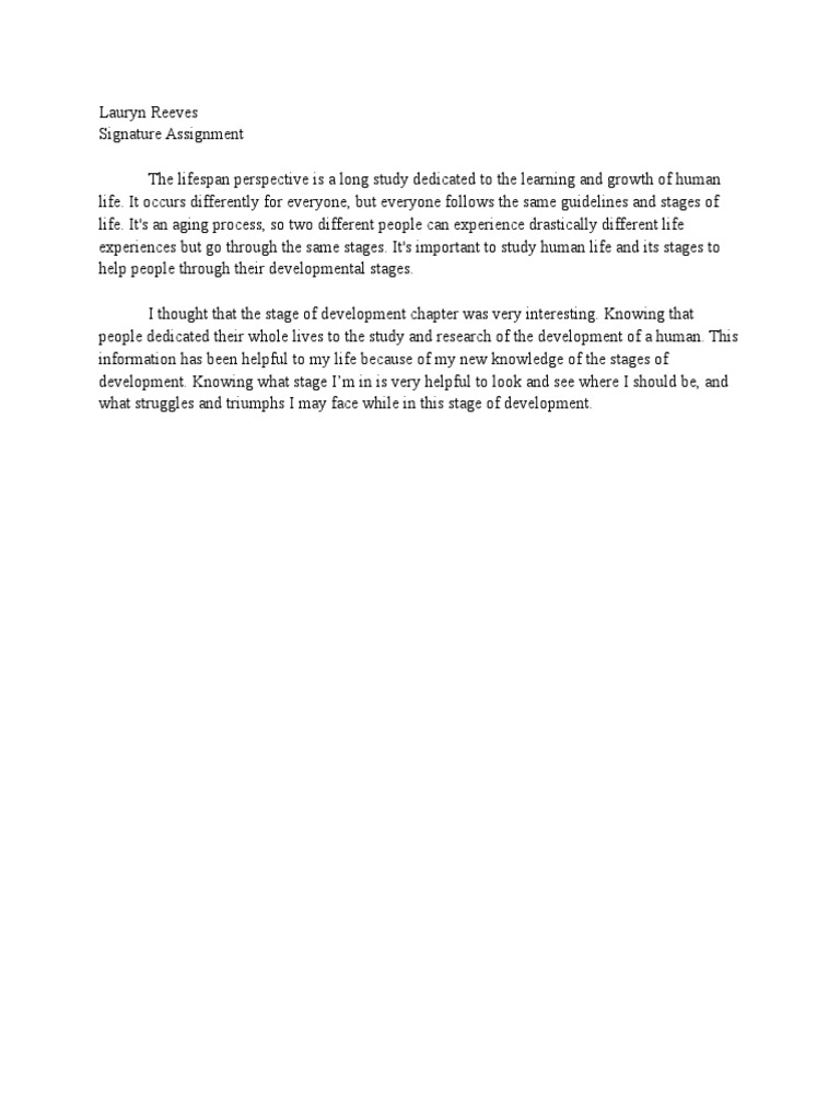 Signature Assignment 1 | PDF