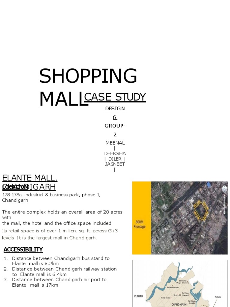 Shopping Mall: Case Study | PDF | Stairs | Building Engineering
