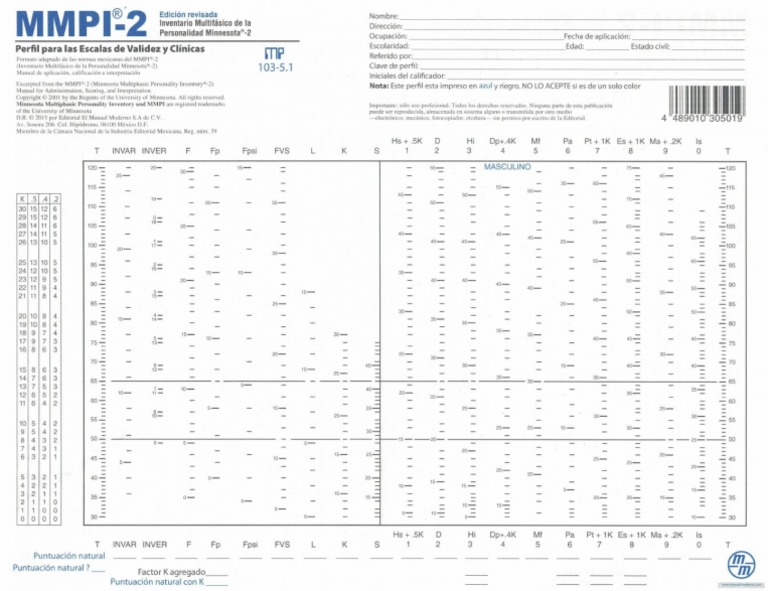 Mmpi 2 | PDF
