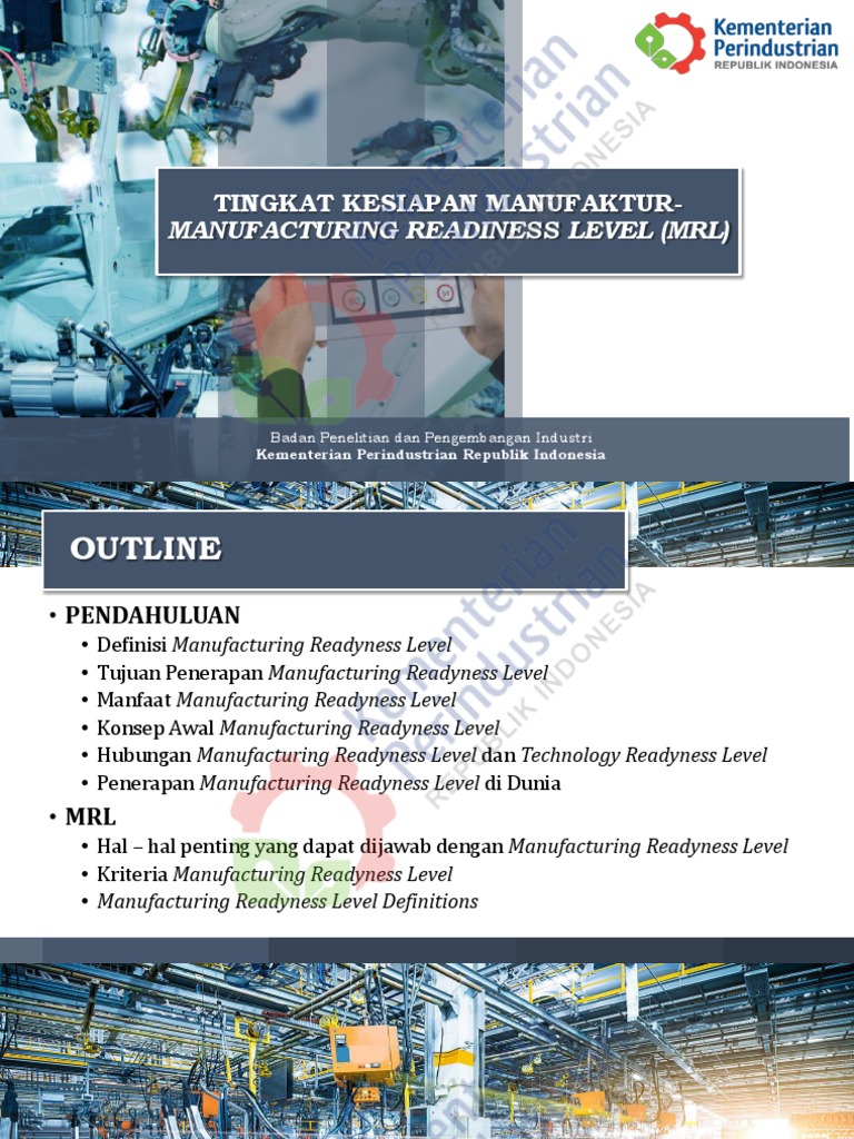 Kesiapan Manufaktur: Panduan MRL | PDF | Bisnis