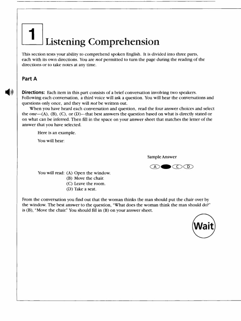 Listening Comprehension | PDF