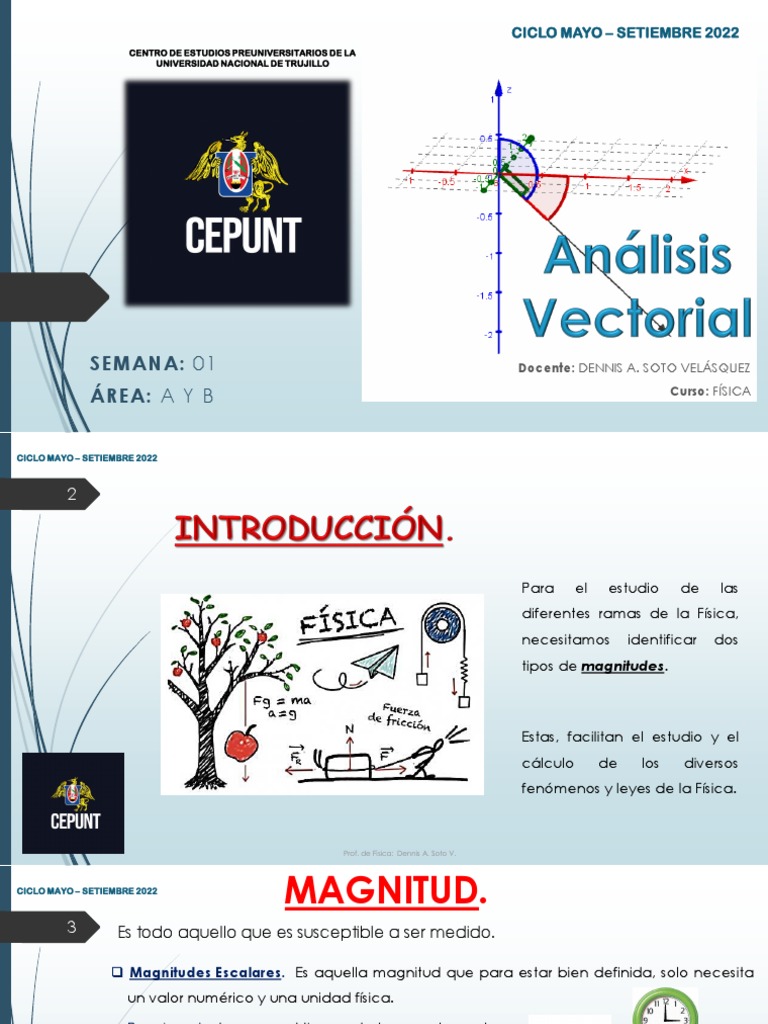 Análisis Vectorial | Descargar gratis PDF | Vector Euclidiano | Escalar (Matemáticas)