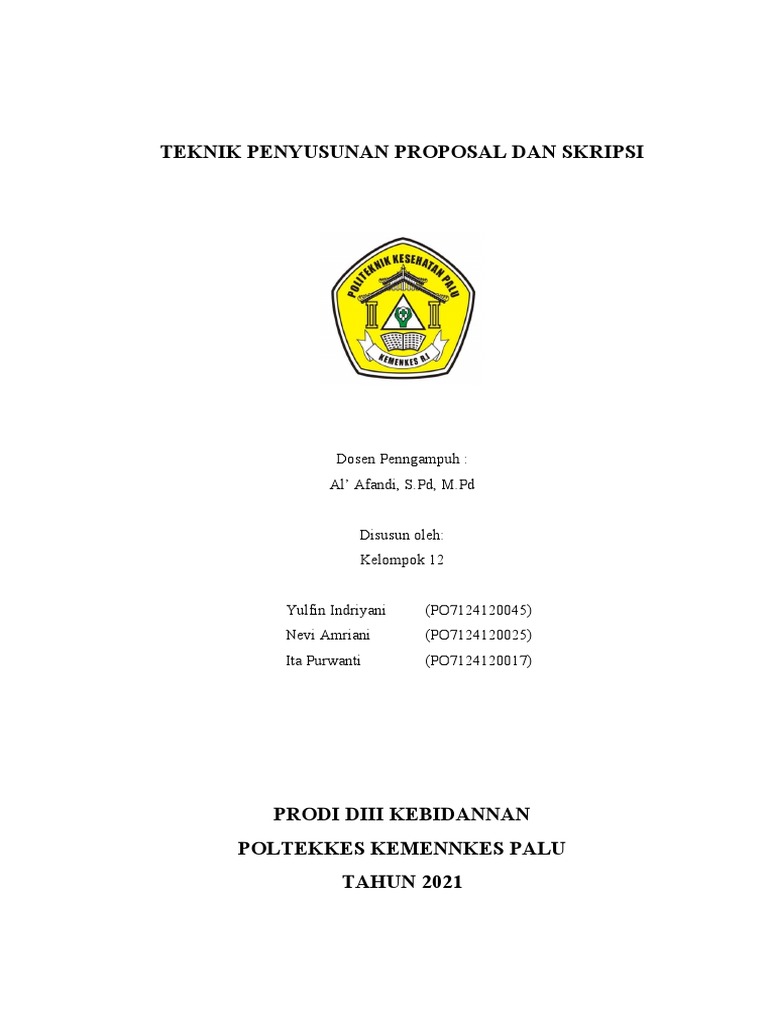 Teknik Penyusunan Kerangka Kti | PDF | Seni