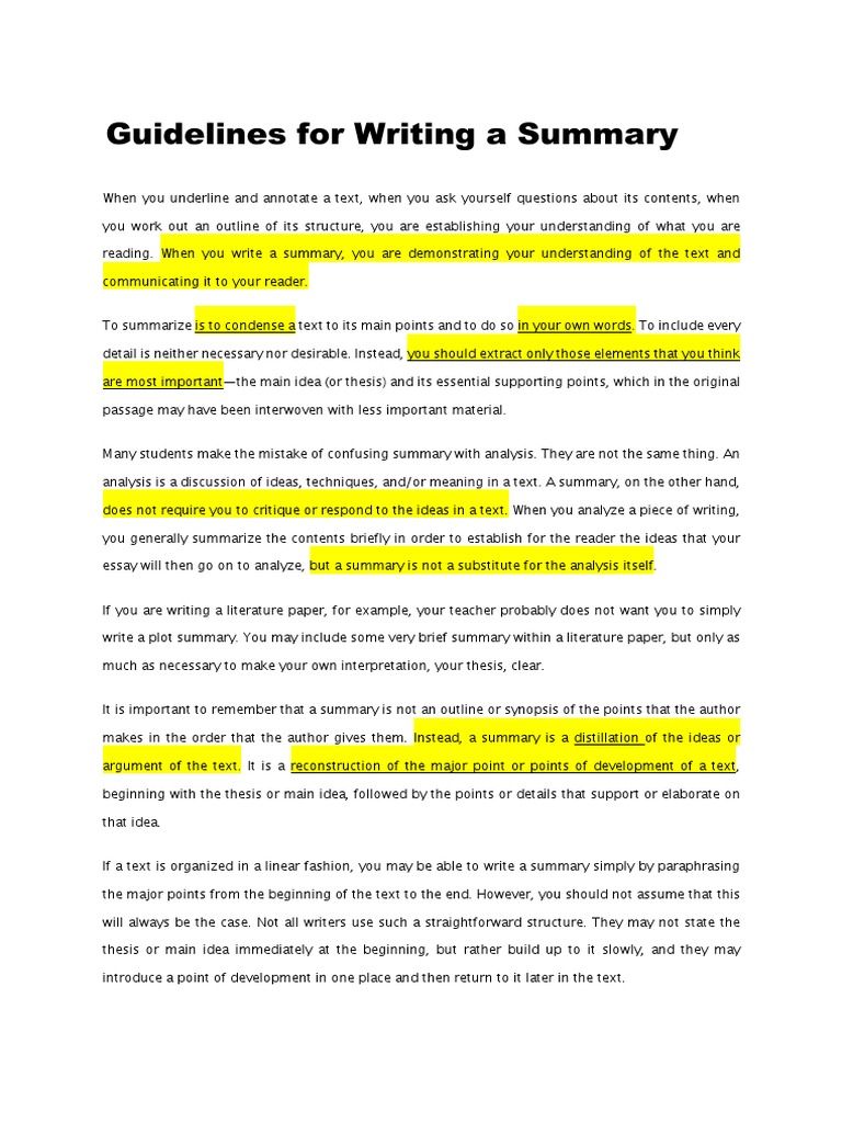 Summary Paraphrase Notemaking | PDF | Paragraph | Essays