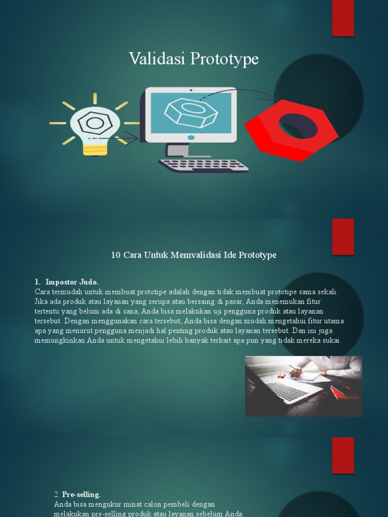 Validasi Prototype | PDF | Karier & Perkembangan | Bisnis