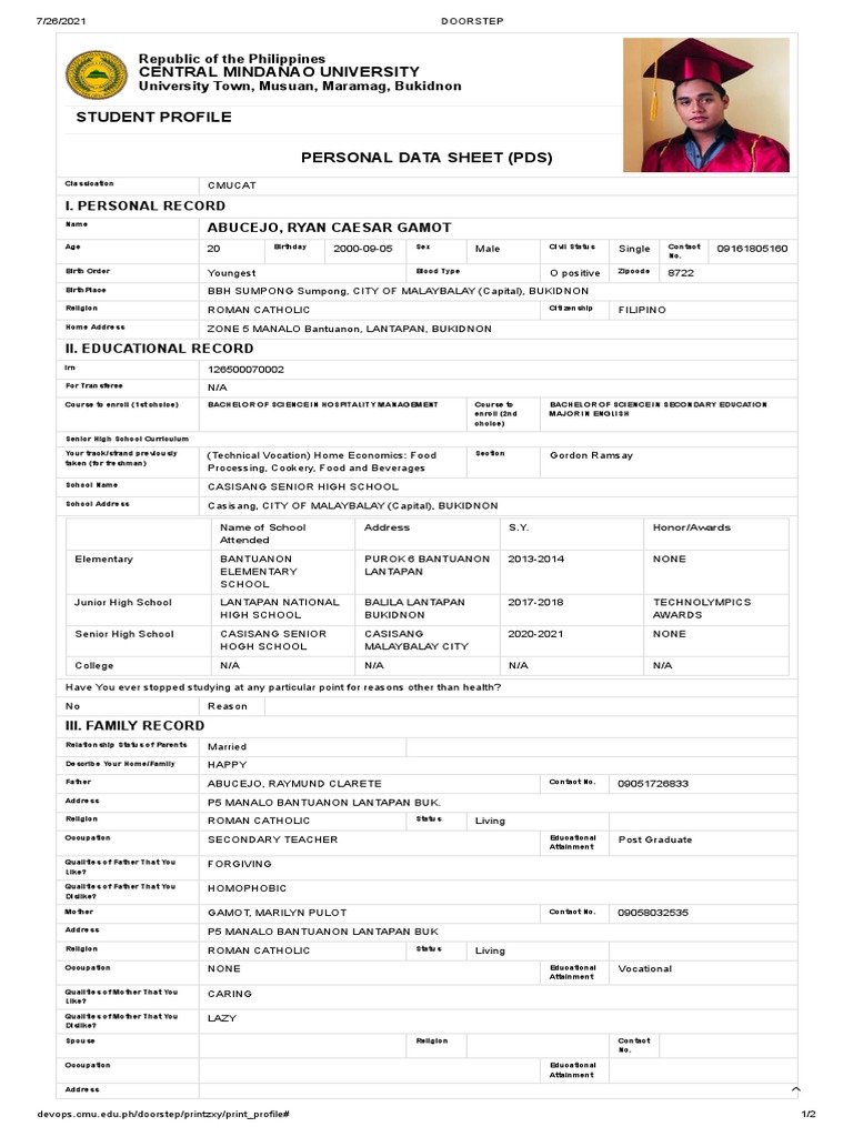 Central Mindanao University: Republic of The Philippines University ...