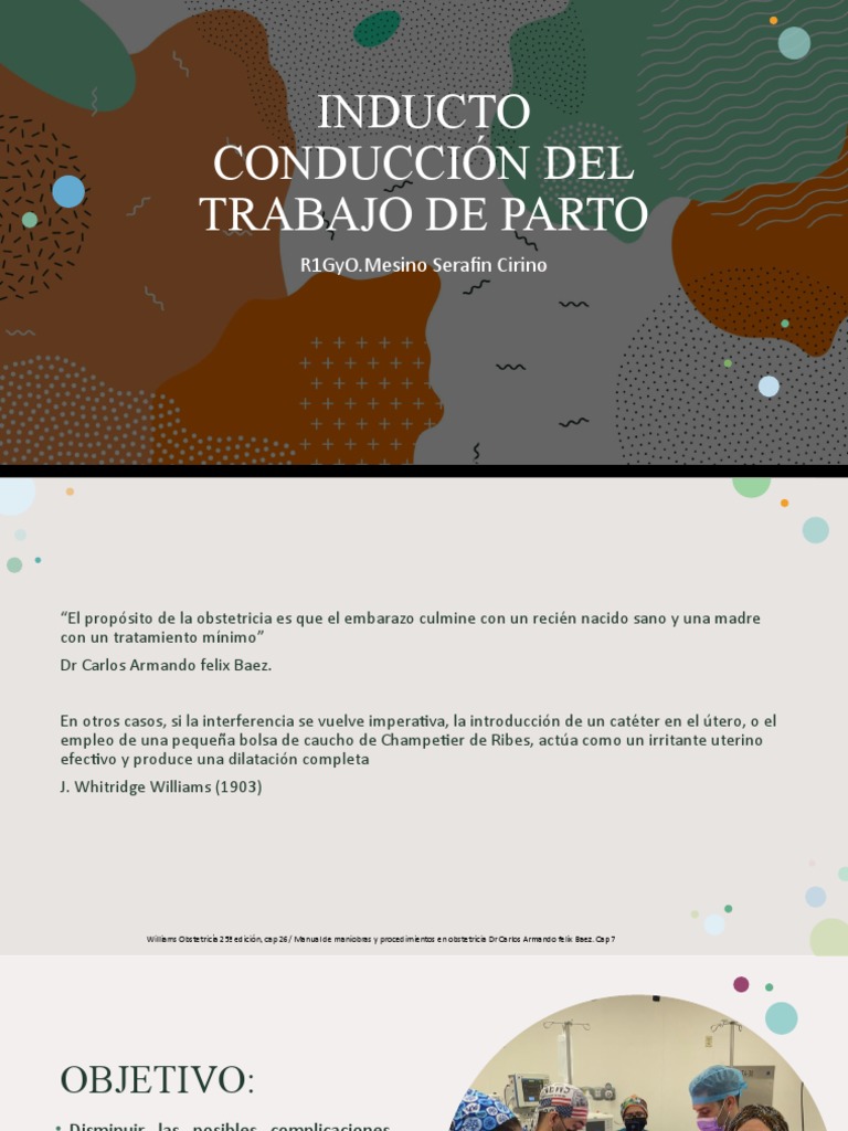 Inducto Conducción Del Trabajo de Parto 1 | PDF | Parto | Maternidad