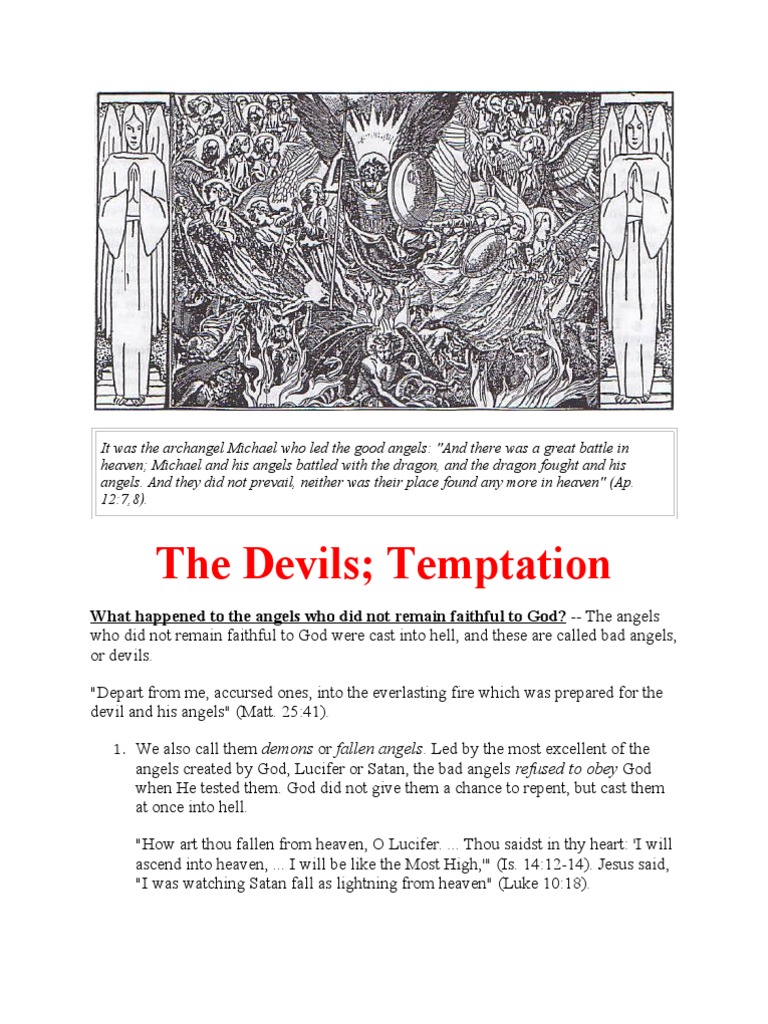 The Devils Temptation | PDF | Devil | Demonic Possession