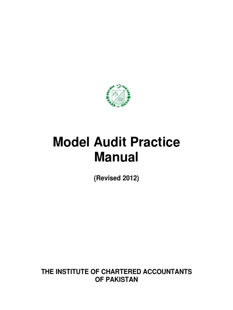 Audit Practice Manual 2012 ICAP | PDF | Audit | Financial Audit
