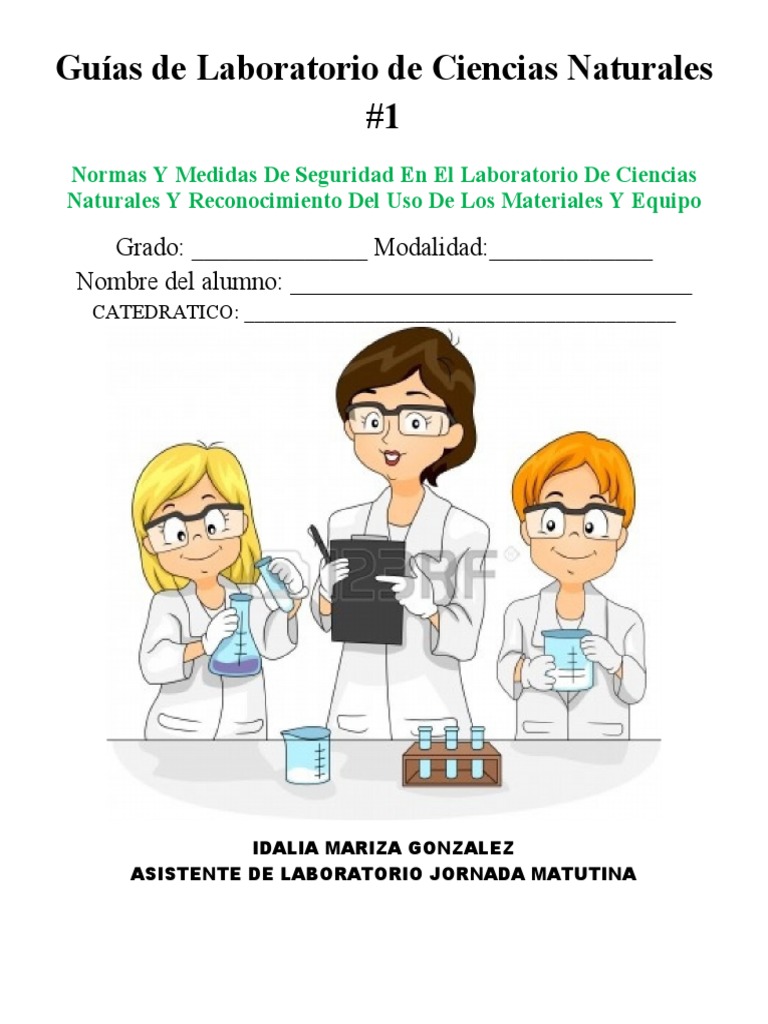 Normas laboratorio Ciencias Naturales | PDF | Laboratorios | Lentes