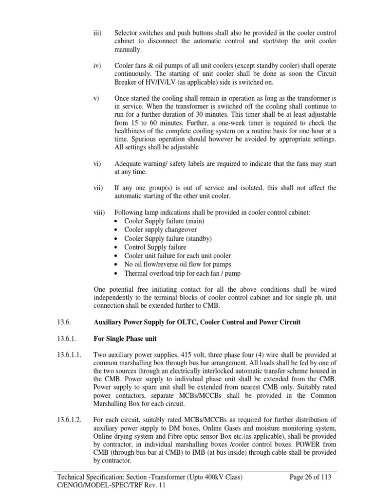 PGCIL spec-2 | PDF | Transformer | Electrical Equipment