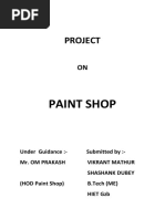 Paint Shop Process Presentation | PDF | Paint | Materials