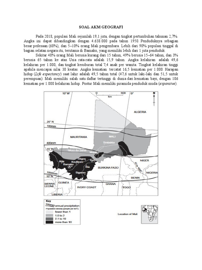 Geografi - Hendri Prastiyono - XI - Kependudukan (AKM) | PDF