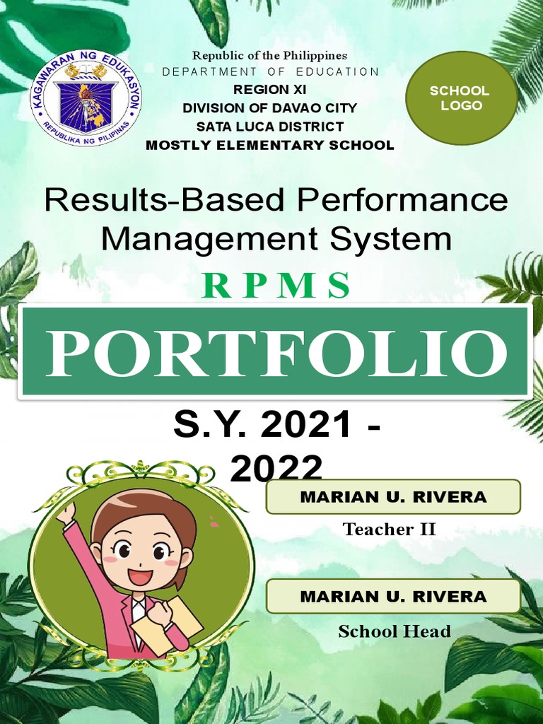 FINAL #2 GREEN TEMPLATE T1 T3 Results Based Performance Management ...