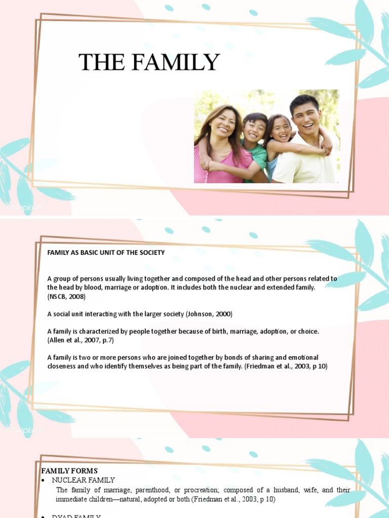 The Family | PDF | Family | Marriage