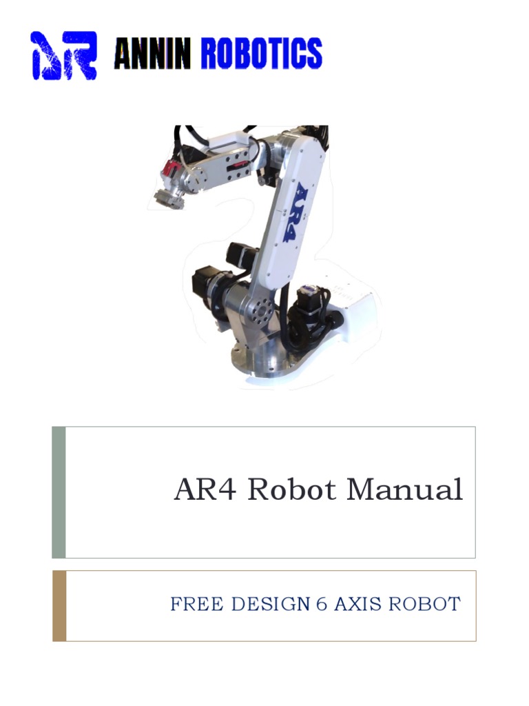 AR4 Robot Assembly Manual | PDF | Screw | Wire